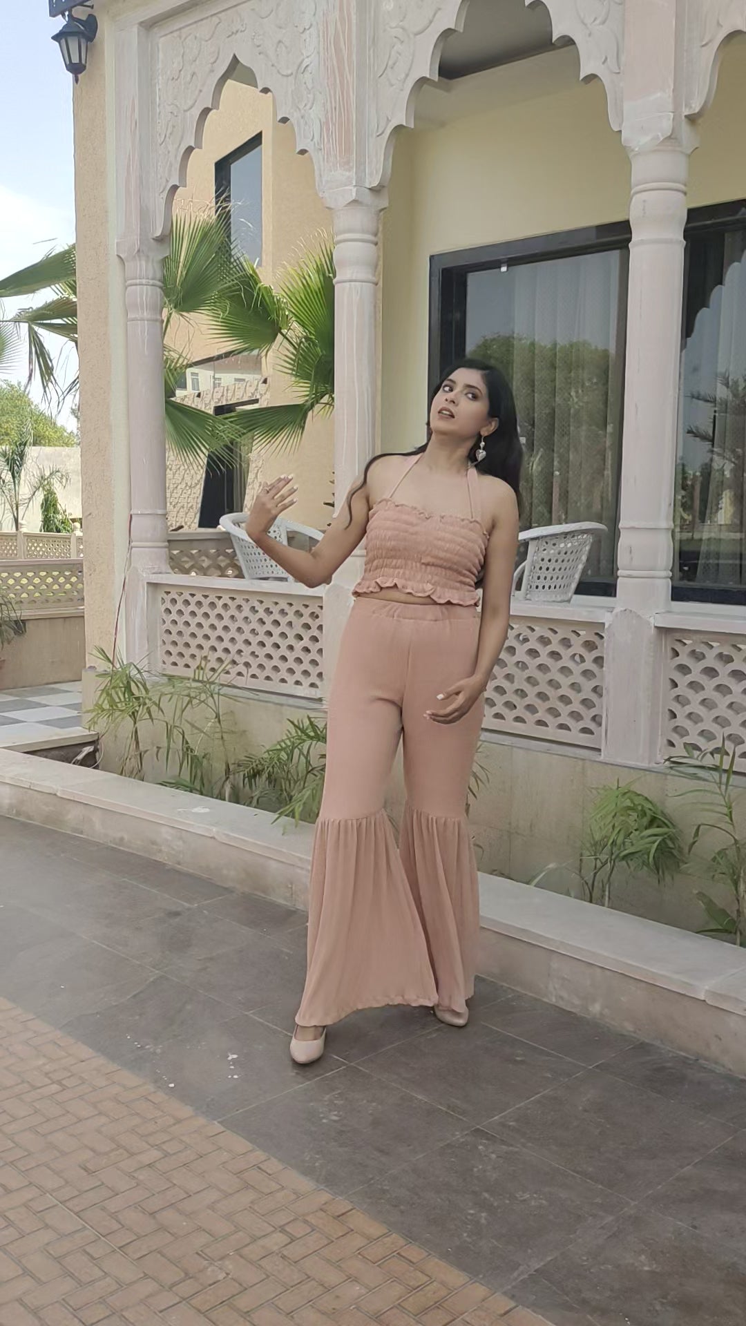 CORAL CRUSA Peach Co-ord Set – Tailormade